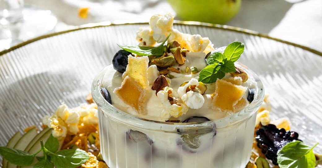 Winterliches Parfait - Rezepte - Molkerei Berchtesgadener Land