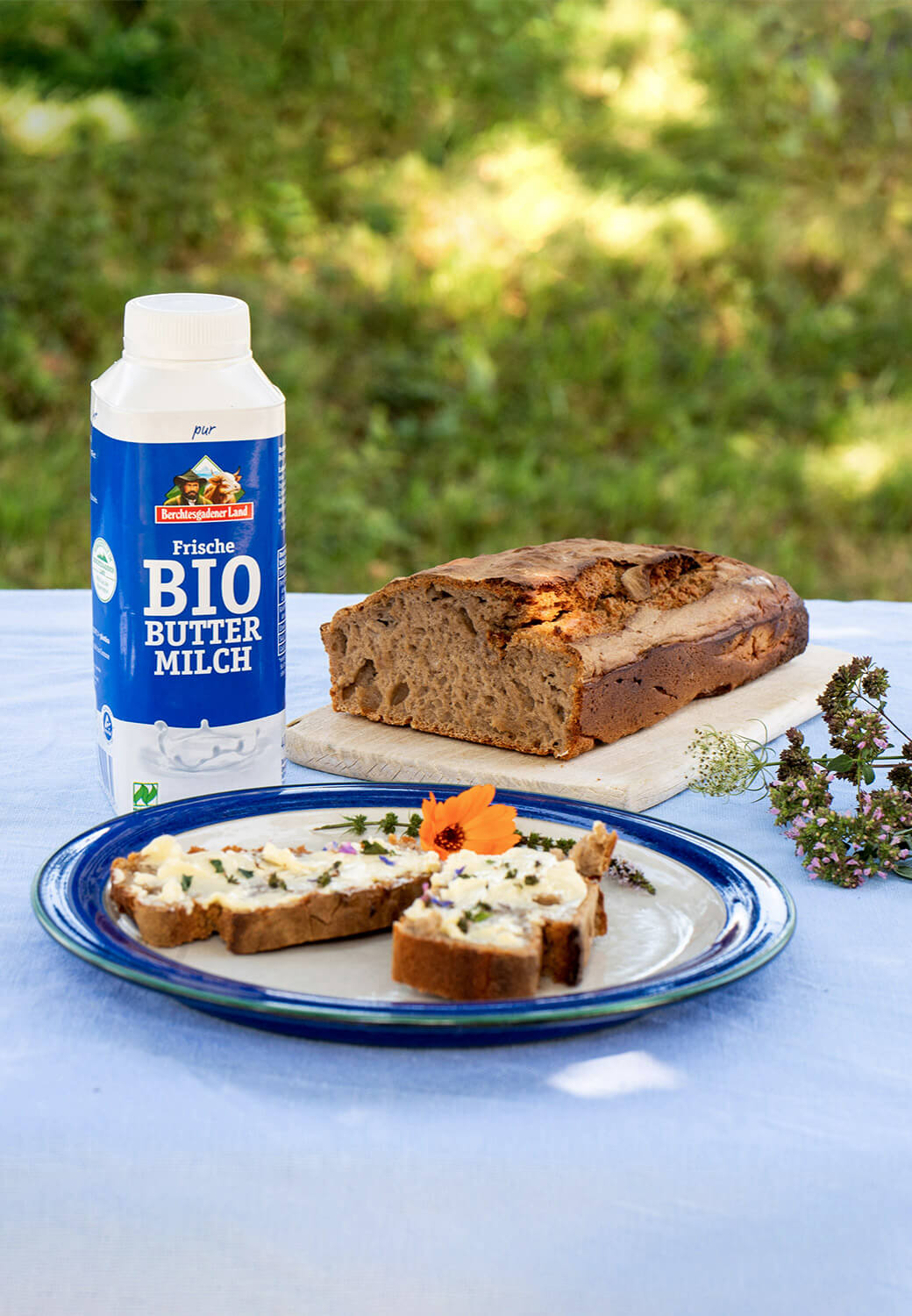 Bio-Buttermilch-Brot - Rezepte - Molkerei Berchtesgadener Land